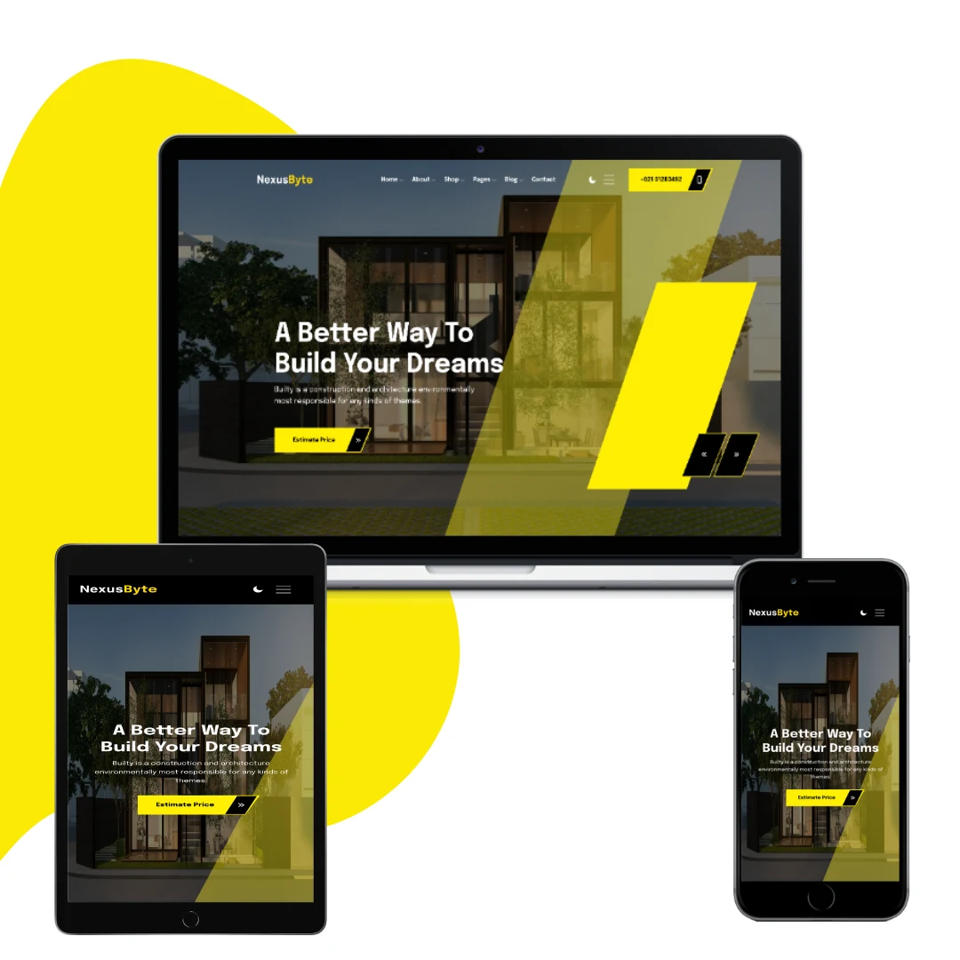 Construction Website - Project Portfolio | NexusByte